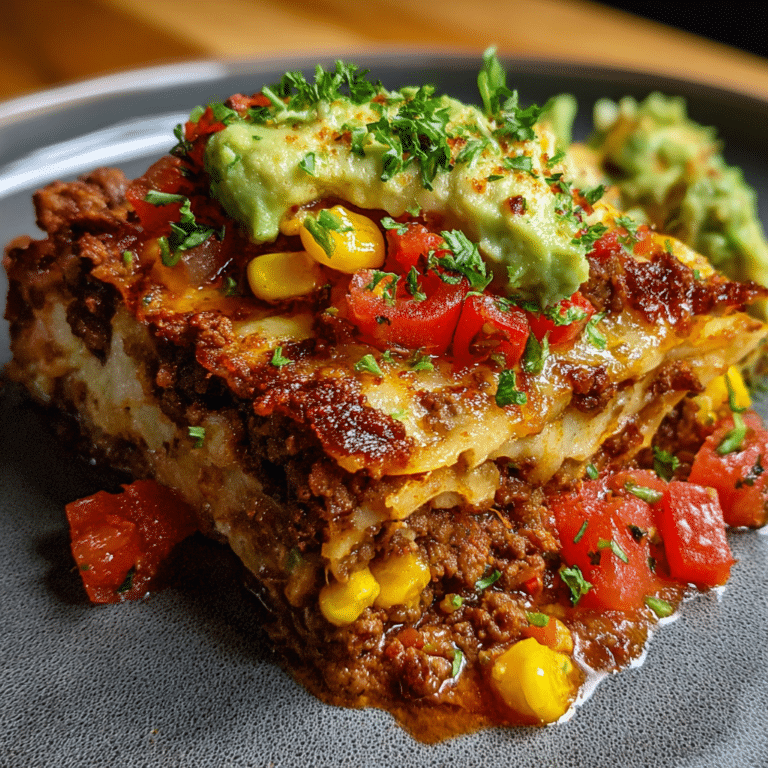 Easy Taco Lasagna